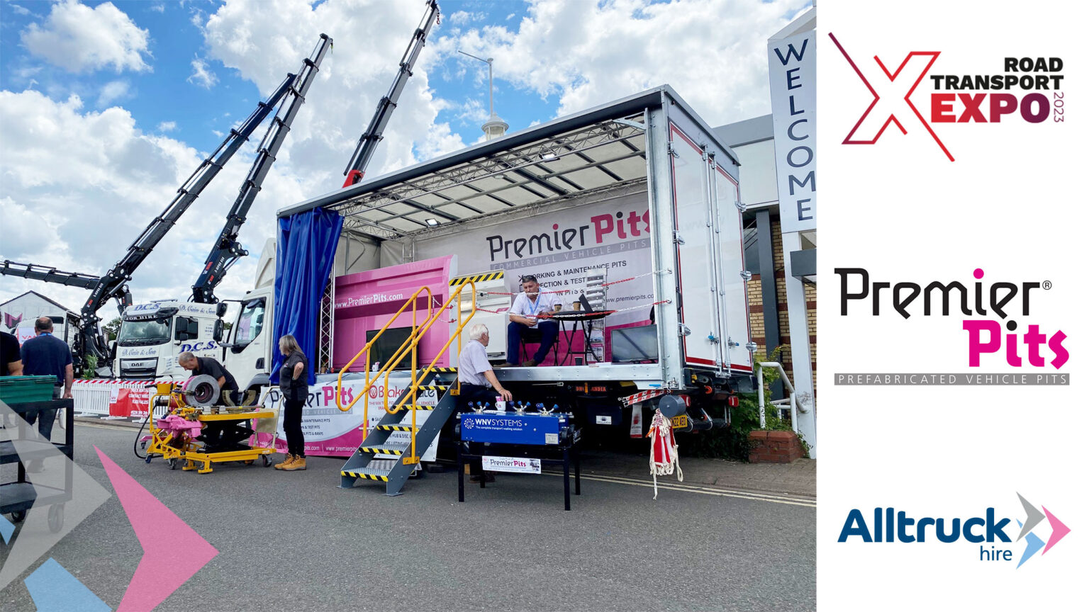Alltruck plc collab with Premier Pits at Road Transport Expo 2023 ...